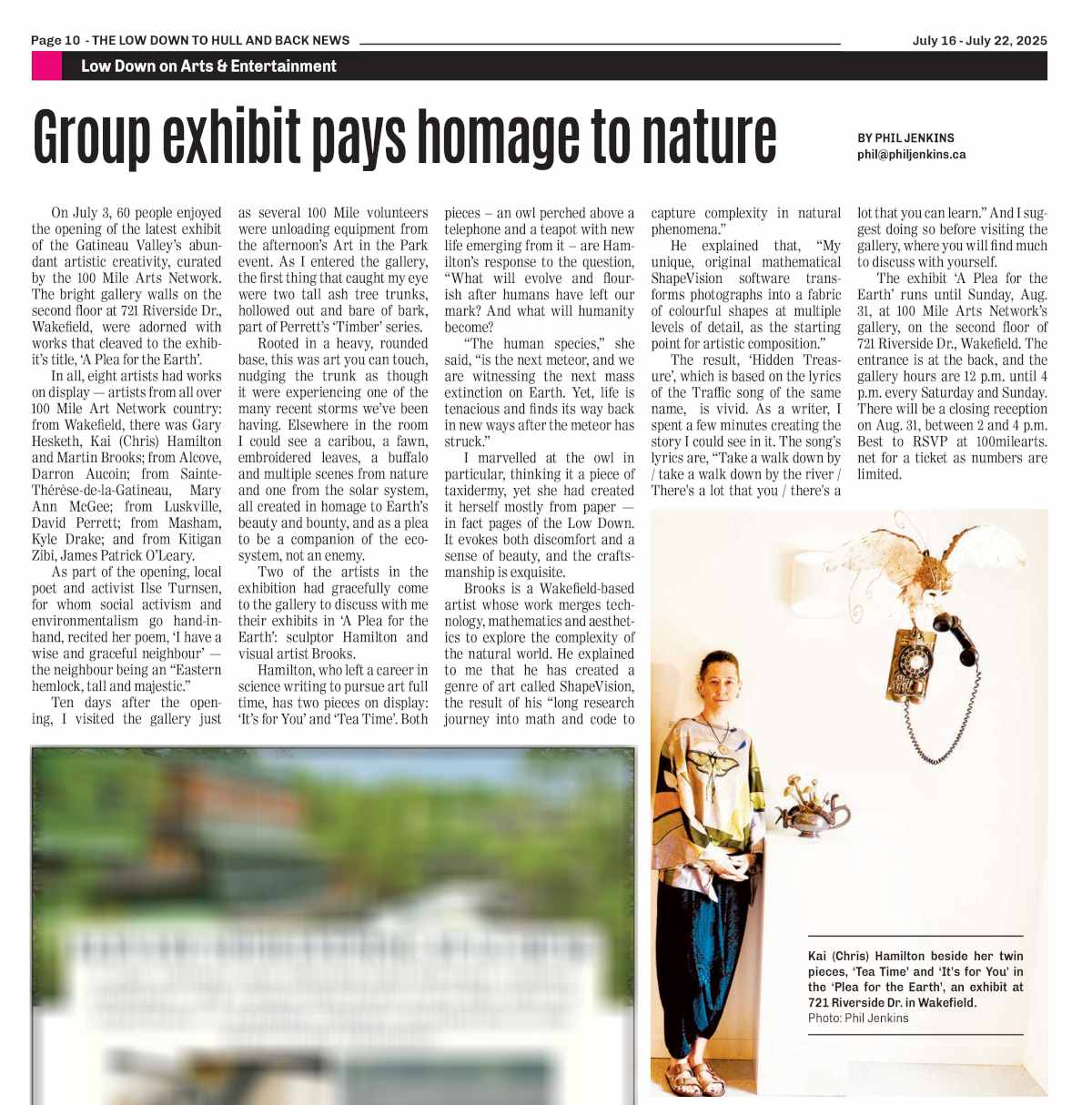 Group Exhibit Pays Homage to Nature - 100 Mile Arts Network